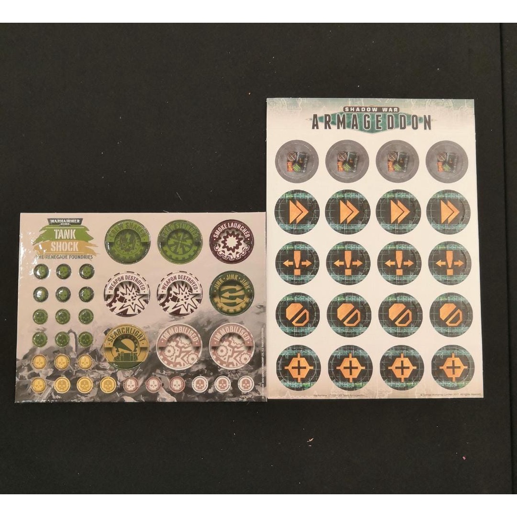 Warhammer 40k Assorted Tokens from 40k and Armageddon (2pcs) | Shopee ...