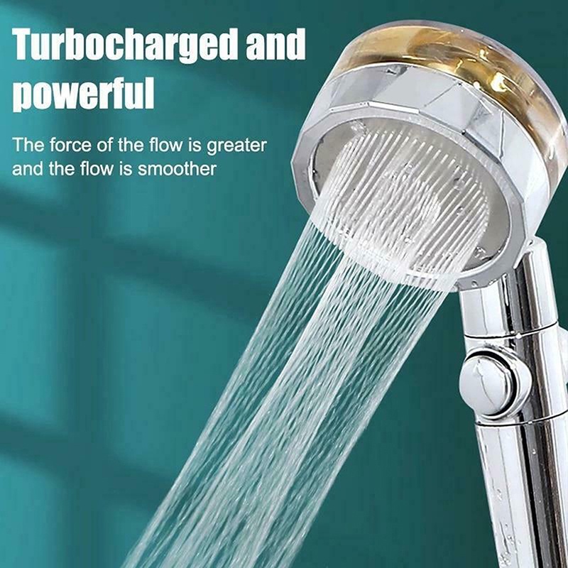!new! Shower Head Set High Pressure Water Saving Flow 360 Degrees ...