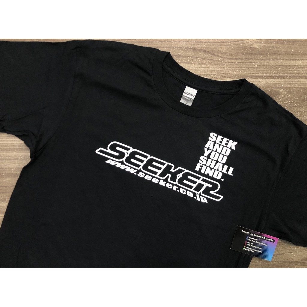 Seeker Racing Tokyo Japan JDM *D3 (Black Tshirt) | Shopee Malaysia
