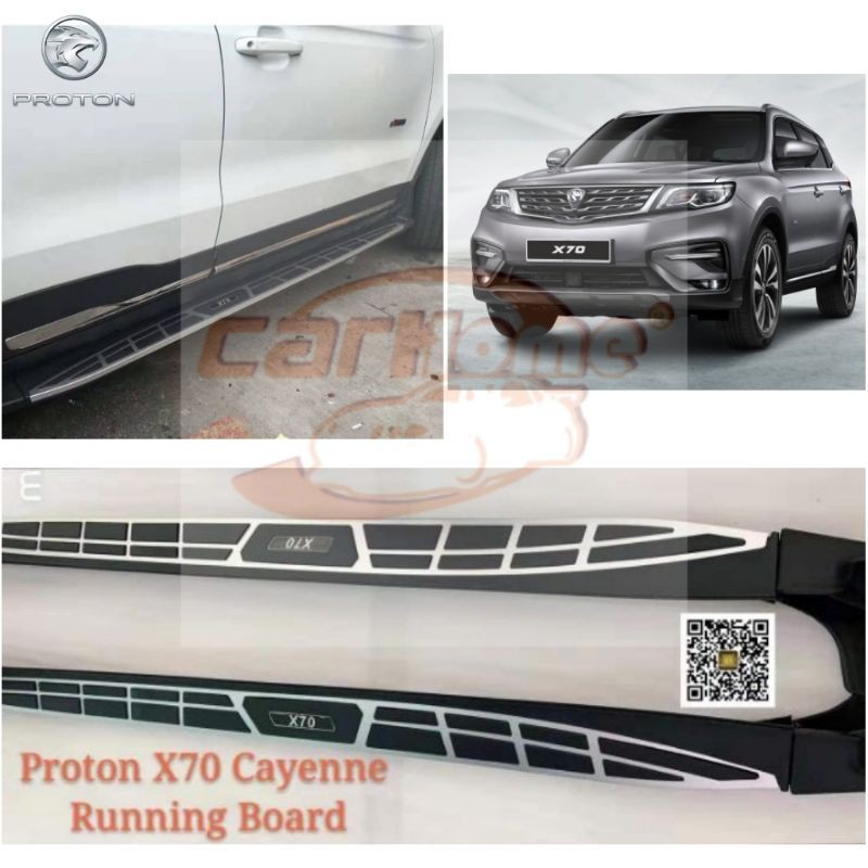 Proton X70 Running Board Side Step Cayenne Style X-70 X 70 | Shopee ...