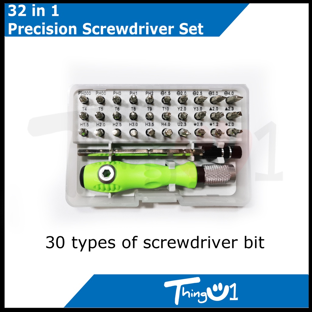 32 in 1 Precision screwdriver set torx tool mini magnet pemutar skrew ...
