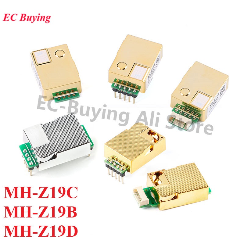 MH-Z19 MH-Z19C MH-Z19B MH-Z19D IR Infrared CO2 Sensor Module Carbon Dioxide Gas Sensors NDIR CO2 ...