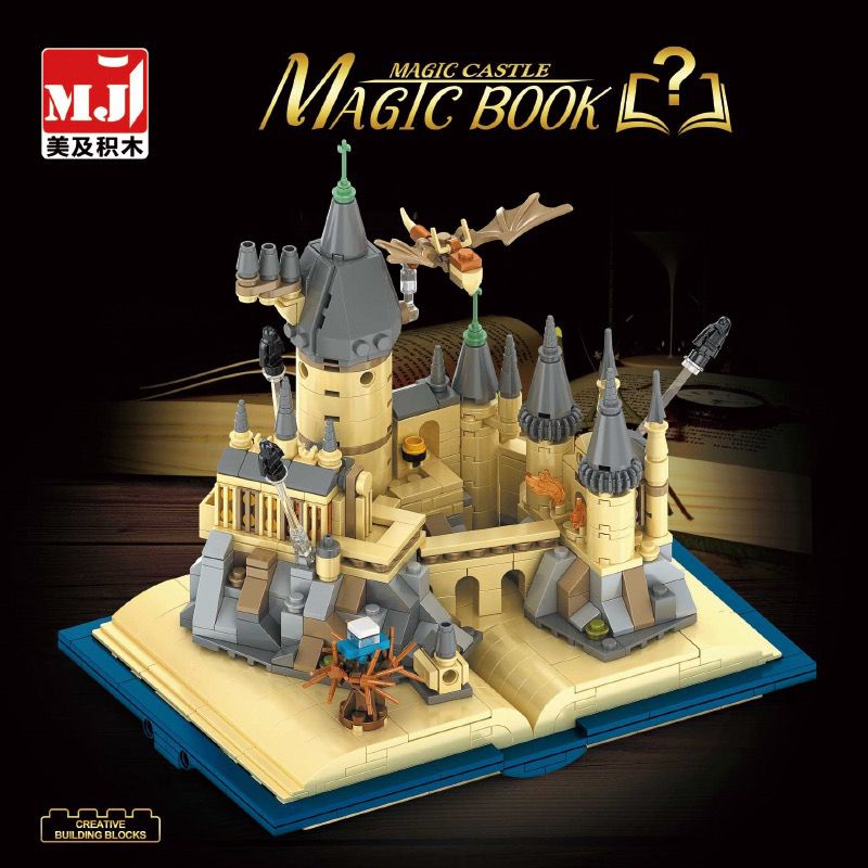 MJ BLOCK 13010 MAGIC CASTLE BOOK BUILDING BLOCKS | Shopee Malaysia