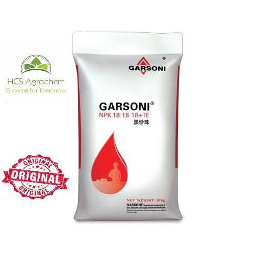(50KG) 嘉施利 黑珍珠 Garsoni 18-18-18 Baja daun hijau | Shopee Malaysia