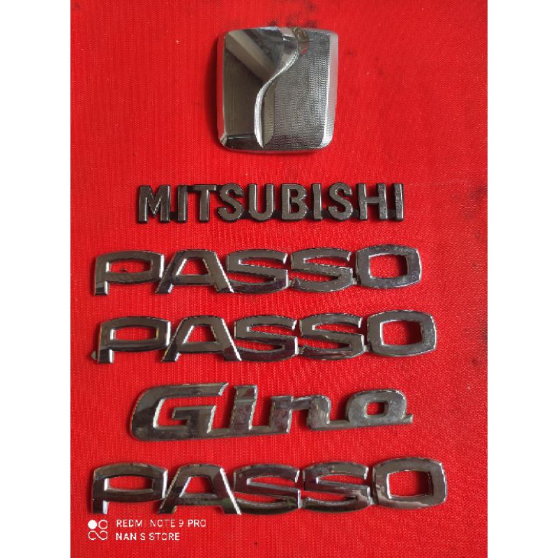JDM Passo mitsubishi emblem original | Shopee Malaysia