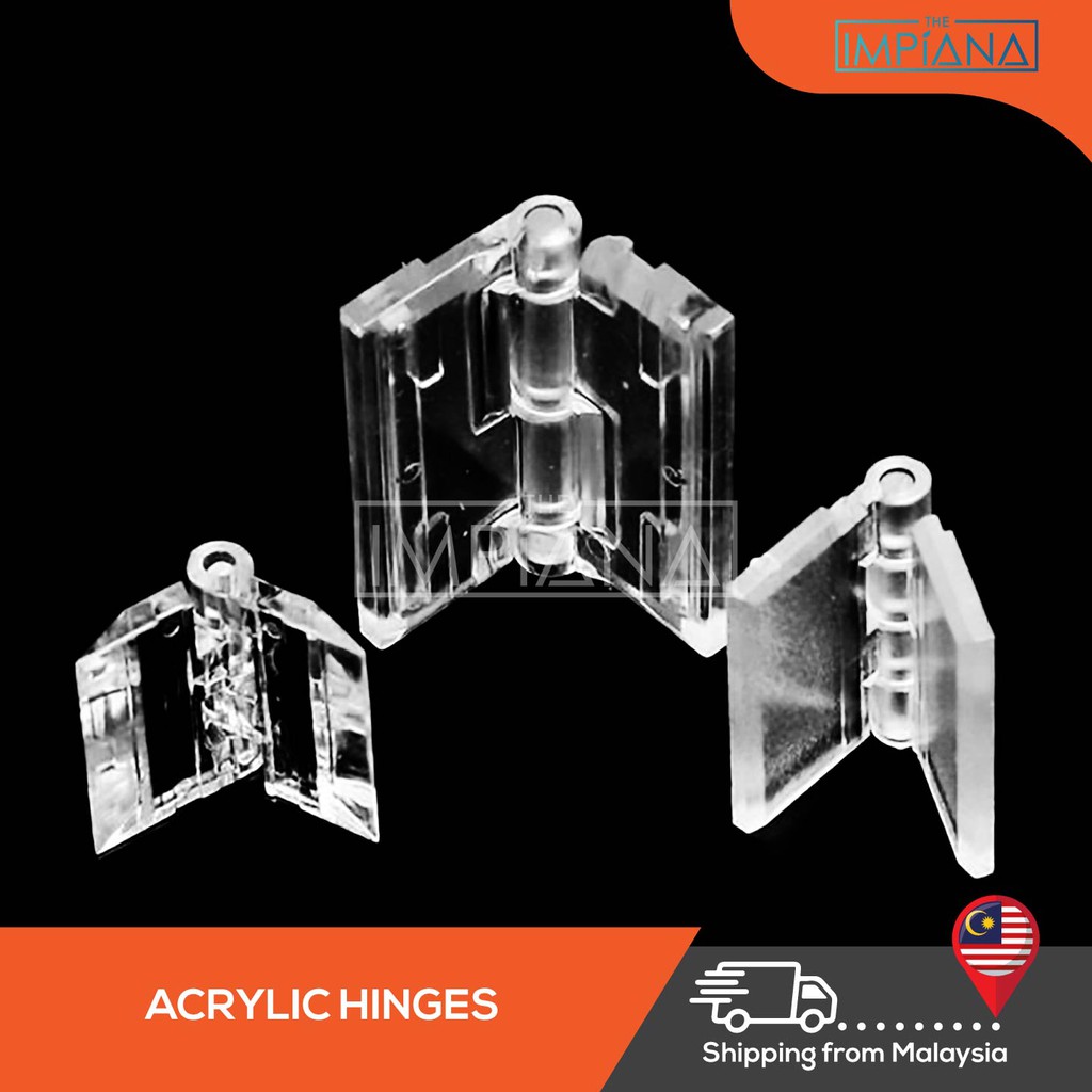 Acrylic Hinge Transparent Hinge Self Adhesive Hinge | Shopee Malaysia