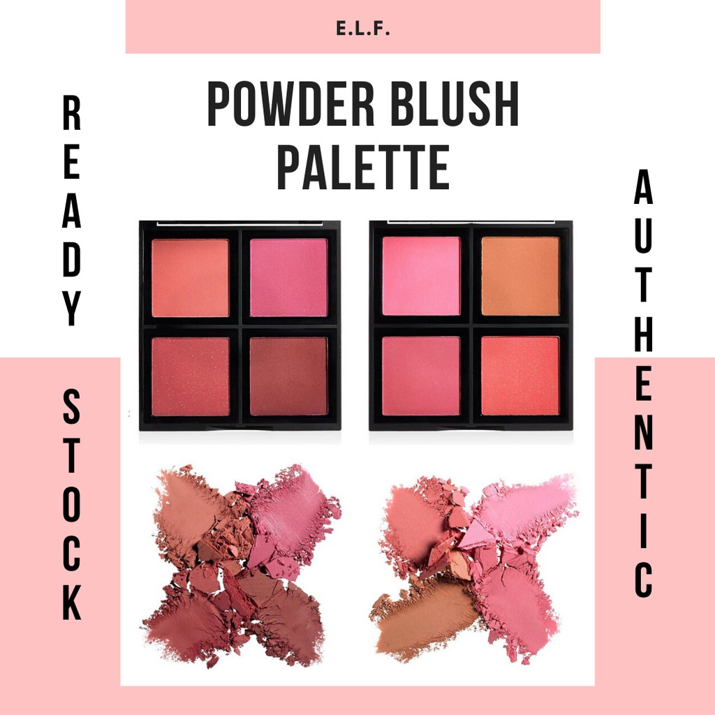 (READY STOCK) ELF Powder Blush Palette | Shopee Malaysia