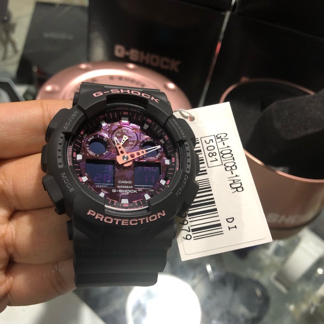 Casio G-Shock Sakura Theme Series GA-100TCB-1 | Shopee Malaysia