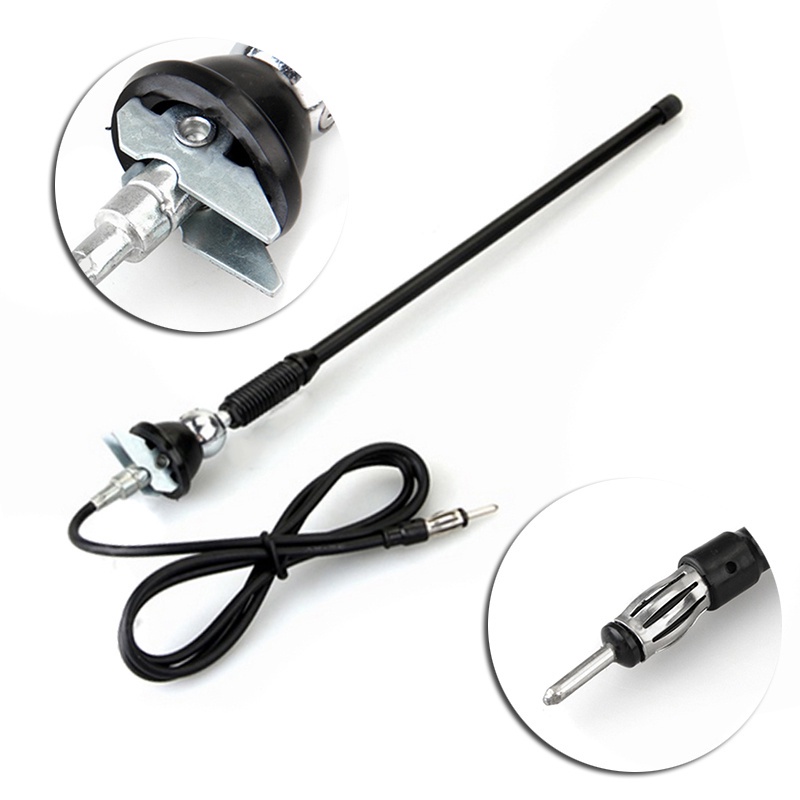 Antenna Car Aerial RMA 305 Van Stereo Radio Rubber Mast Wing Roof Mount ...