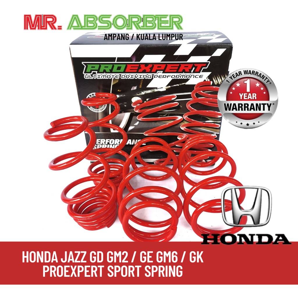 Honda City Jazz GD GM2 GE Gm6 GK GN Hatchback Sport Spring ProExpert ...