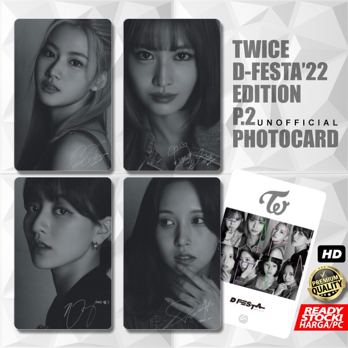 Photocard TWICE D-Festa Edition Part 2 Card Collection KPOP Photo Card ...
