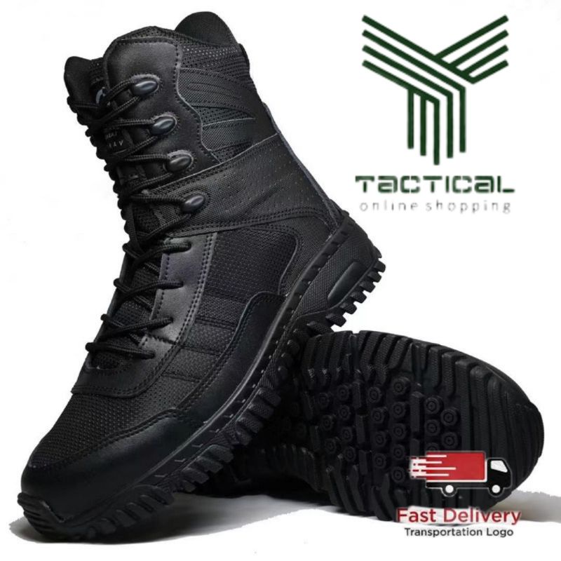 Kasut Swat combat tactical Boot | Shopee Malaysia