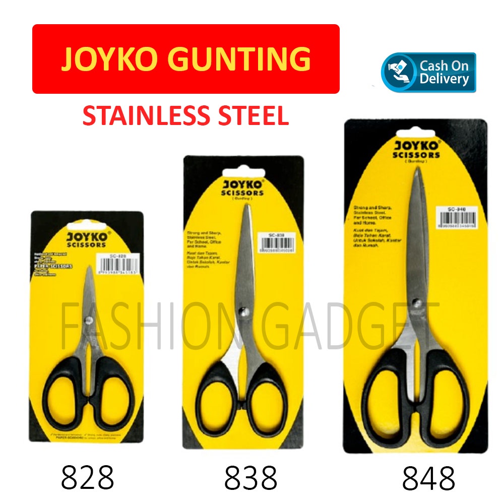 Joyko Scissors Joyko Small SC 828 / Medium Scissors SC 838 / Large ...