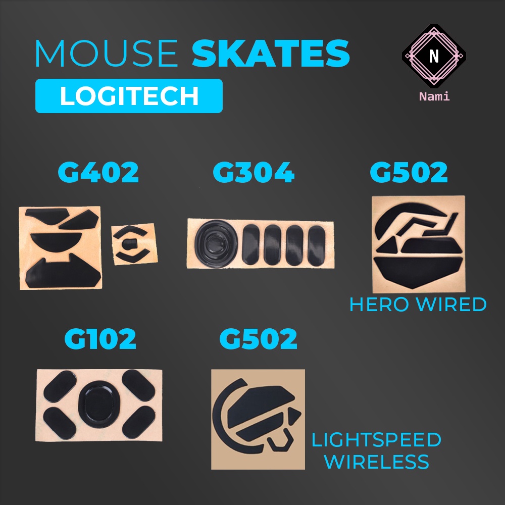 Mouse Skates 1 Set Mouse Feet Logitech Master 2/3 G903 G403 G102 G304 ...