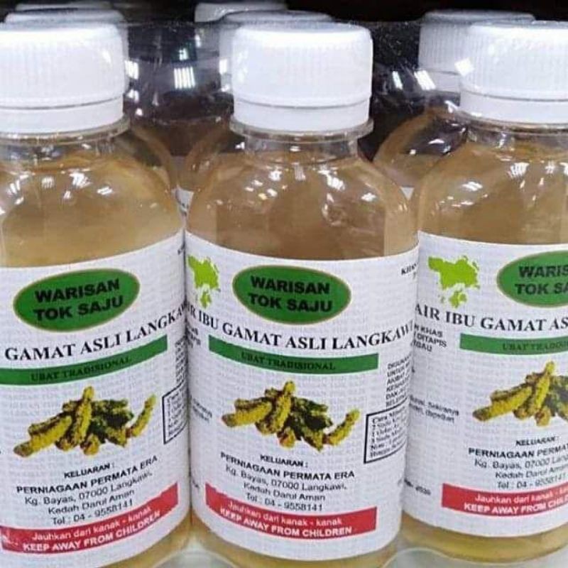 Air Ibu Gamat Asli Langkawi Warisan Tok Saju 💯original | Shopee Malaysia