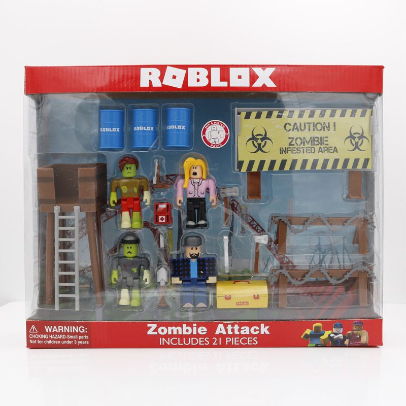 Versatile Roblox Game Figma Zombie Raids Block Doll Mermaid Enthusiasts ...