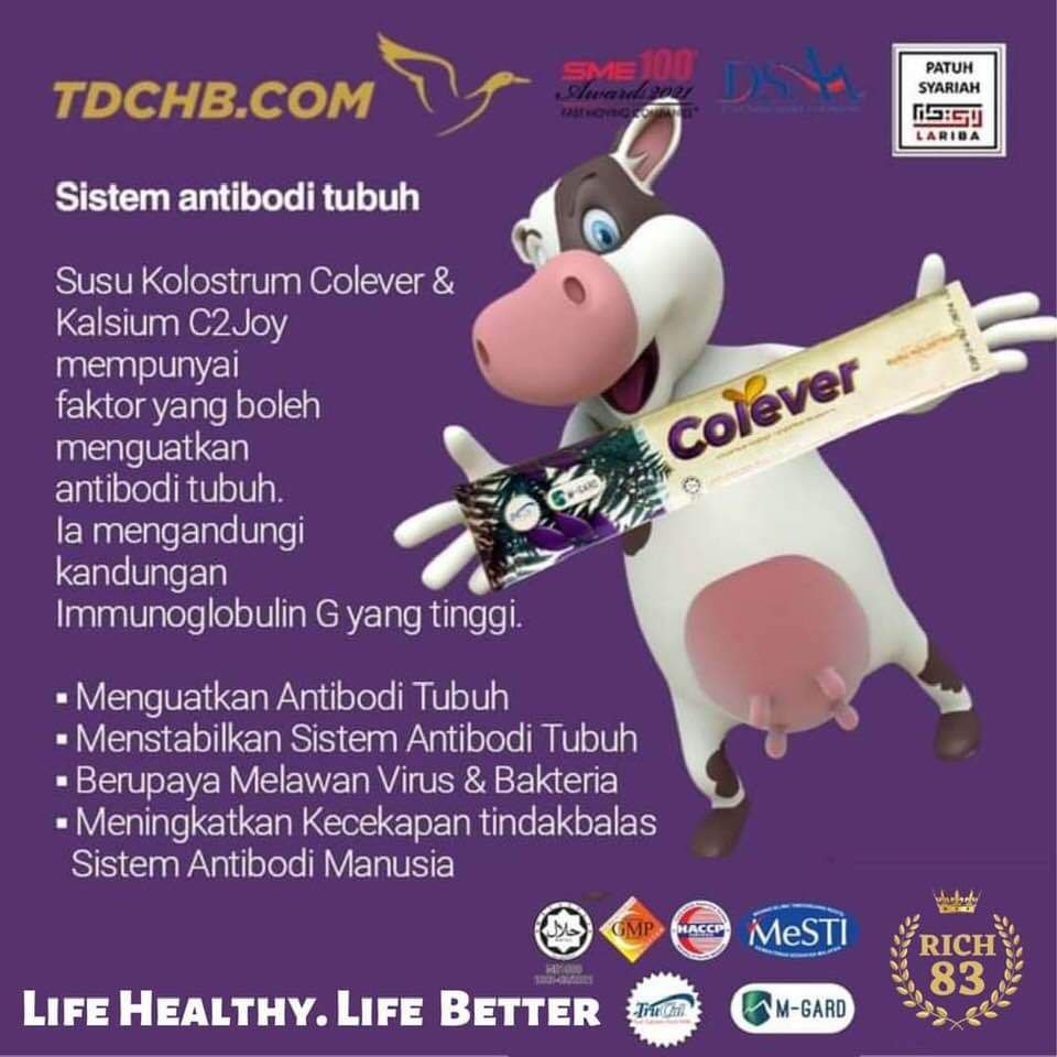 𝗧𝗗𝗖 𝗖𝟮𝗝𝗼𝘆 𝗖𝗼𝗹𝗲𝘃𝗲𝗿 𝗖𝗼𝗹𝗼𝘀𝘁𝗿𝘂𝗺 𝗠𝗶𝗹𝗸 | Shopee Malaysia