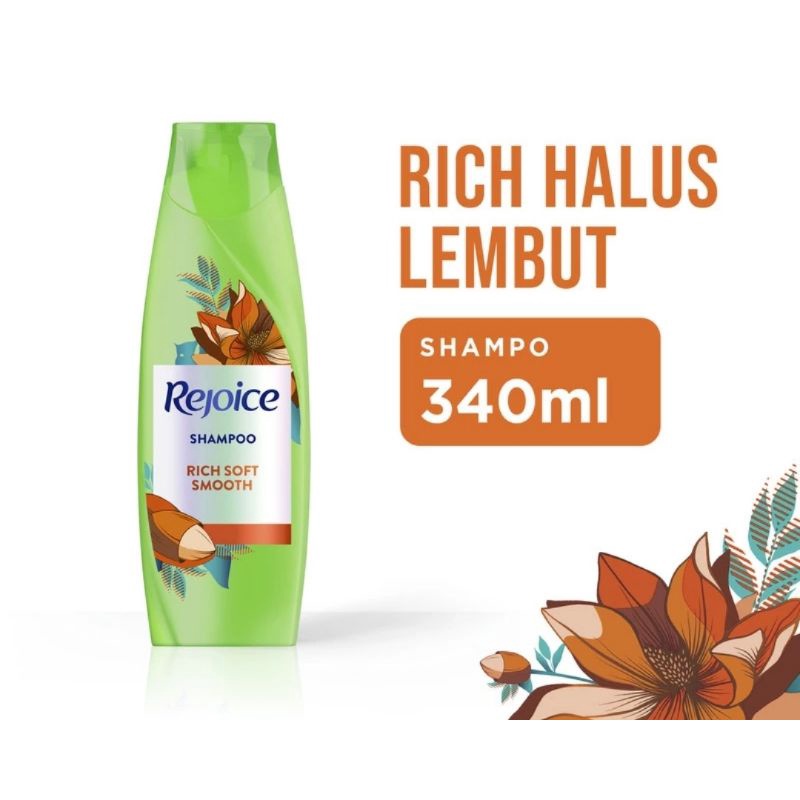 Rejoice Rich Soft Smooth Shampoo 3 in 1 perfect cool hijab Bottle 340 ml | Shopee Malaysia