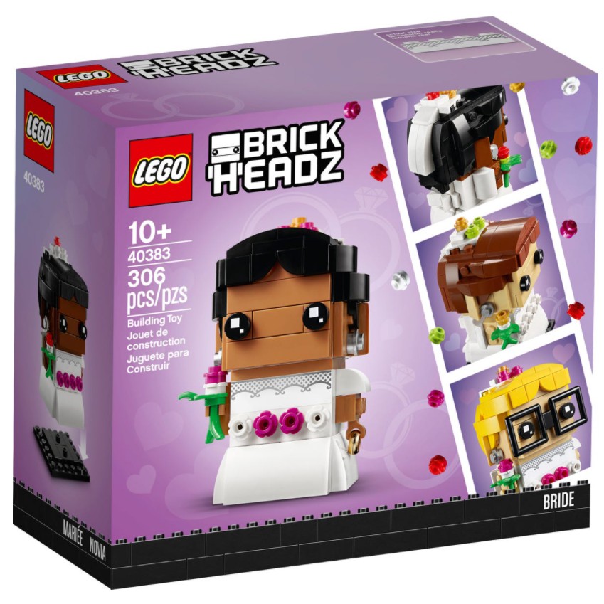 (BrickBoy) 40383 LEGO BRICKHEADZ Wedding Bride | Shopee Malaysia
