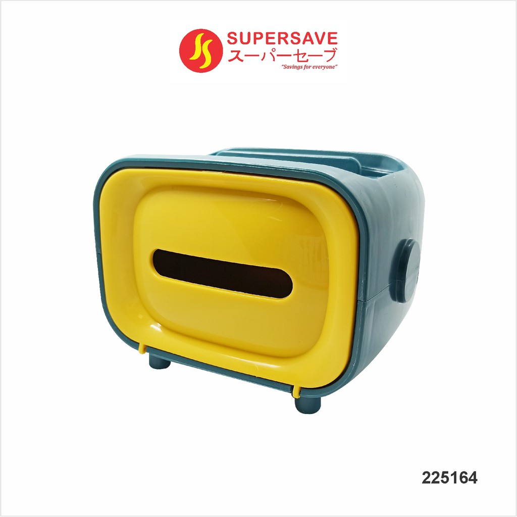 SUPERSAVE Retro TV Plastic Tissue Box Tissue Holder Nordic Yellow ...