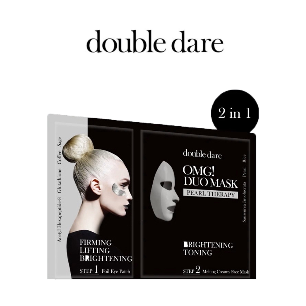 Double Dare OMG! Duo Mask Pearl Therapy (2 Steps Mask) [Wako Beauty ...