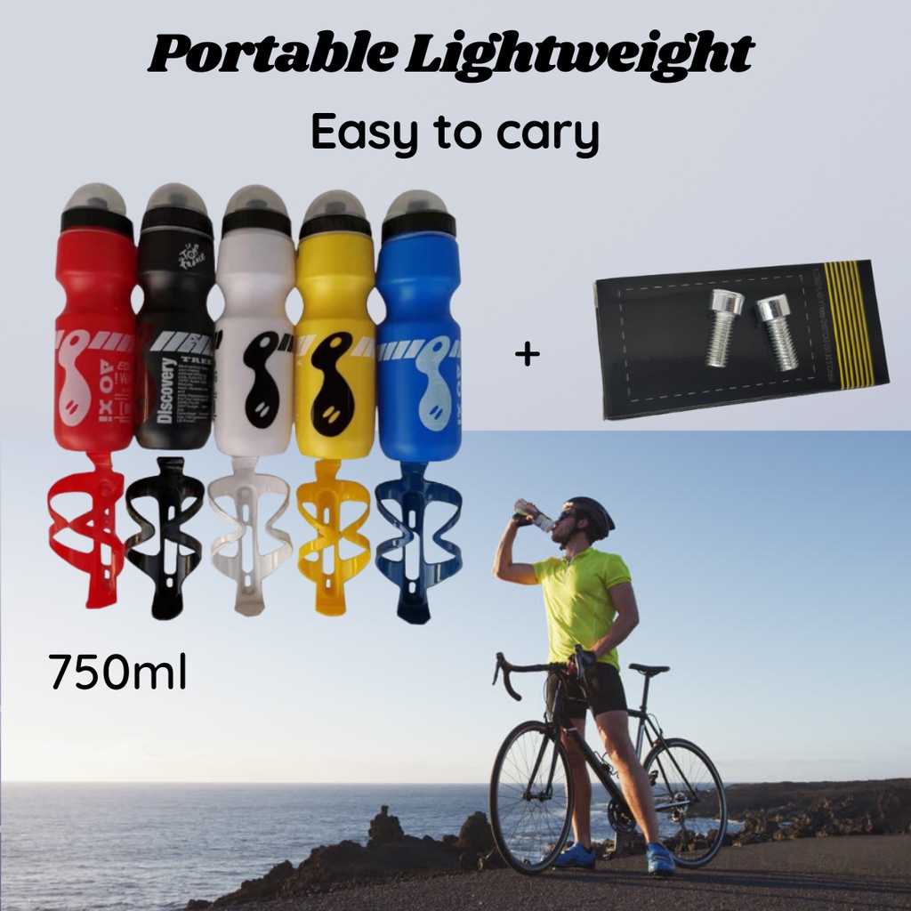 Botol AIr Basikal Bicycle Cycling Water Bottle Holder Folding Mtb BIke ...