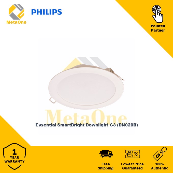 Philips Professional Lighting - Essential SmartBright Downlight G3 (DN020B) | Shopee Malaysia