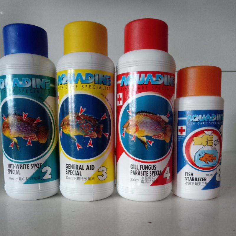 ubat ikan - anti-white spot, general aid, gill fungus parasite dan fish ...