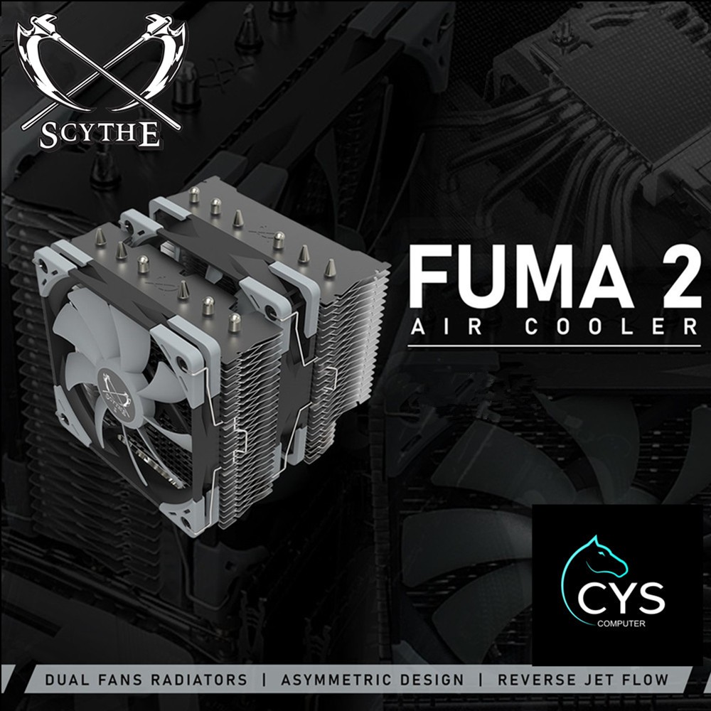 SCYTHE FUMA 2 CPU AIR COOLER | Shopee Malaysia