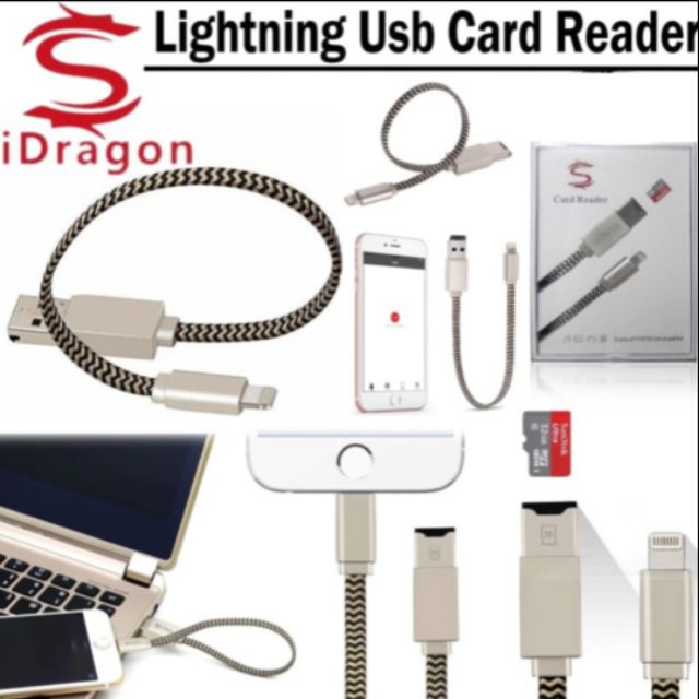 📲 Lightning USB Card Reader iDragon 📲 | Shopee Malaysia