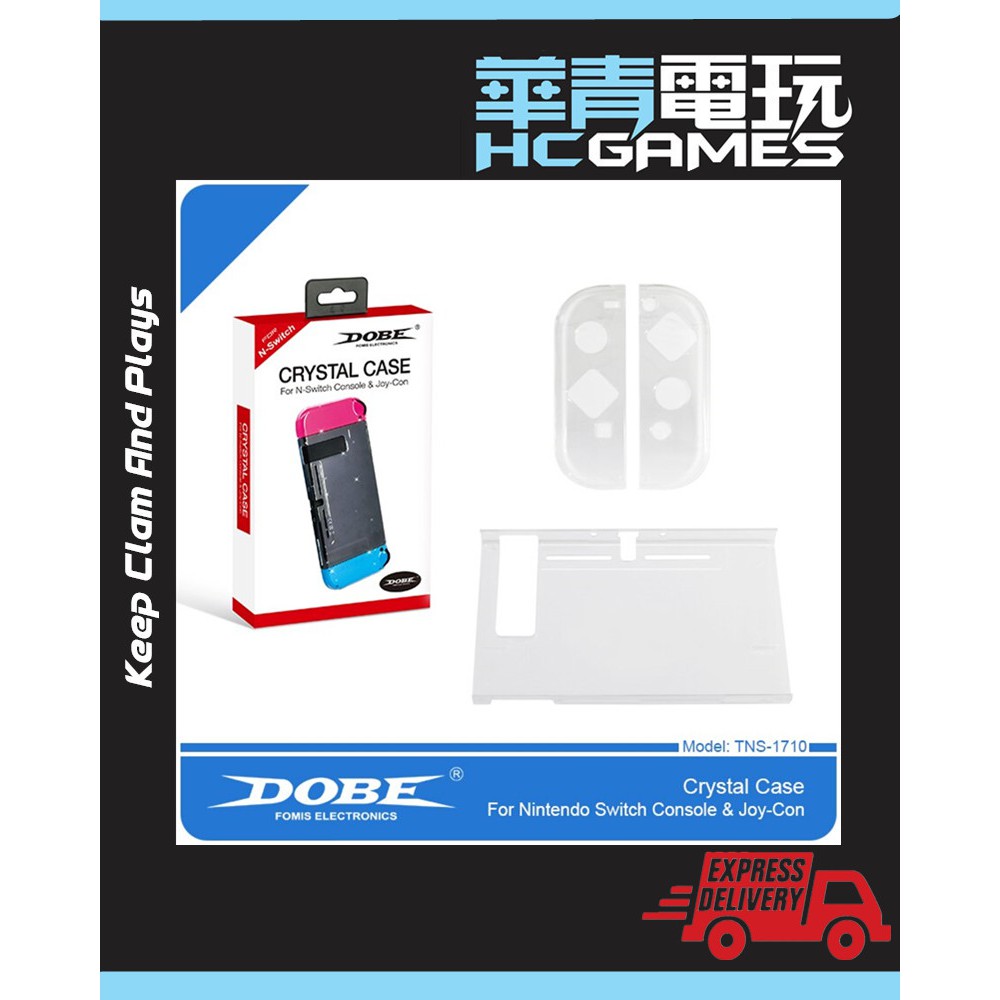 Dobe Nintendo Switch Crystal Case For Switch V2 (Console & Joycon ...