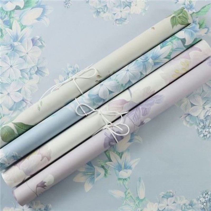 Singe Layer Size Floral Printed Wrapping Paper 10 pcs | Shopee Malaysia