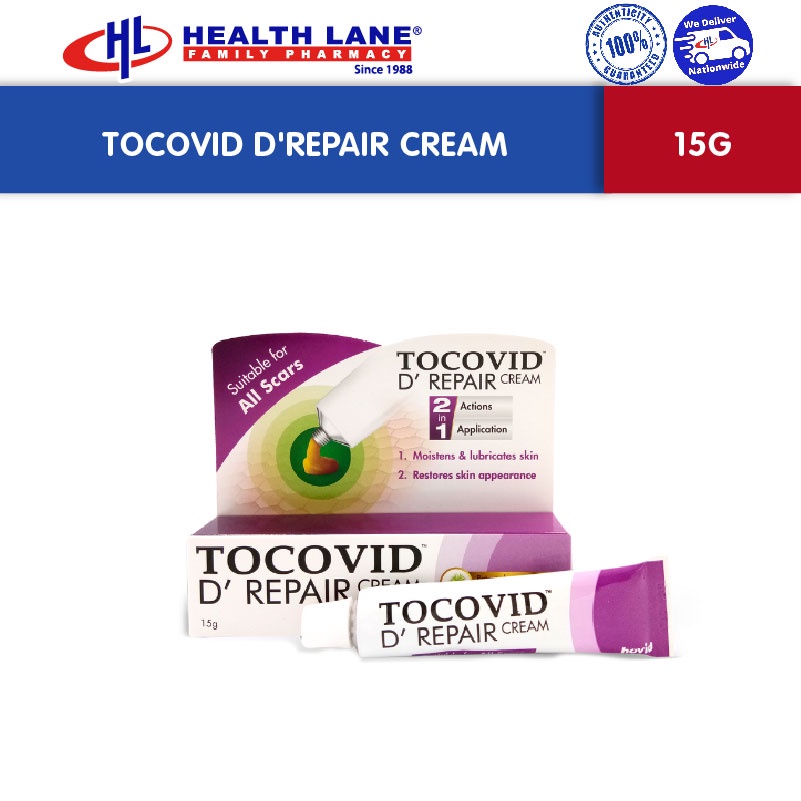 Tocovid D'repair Cream (15g) | Shopee Malaysia