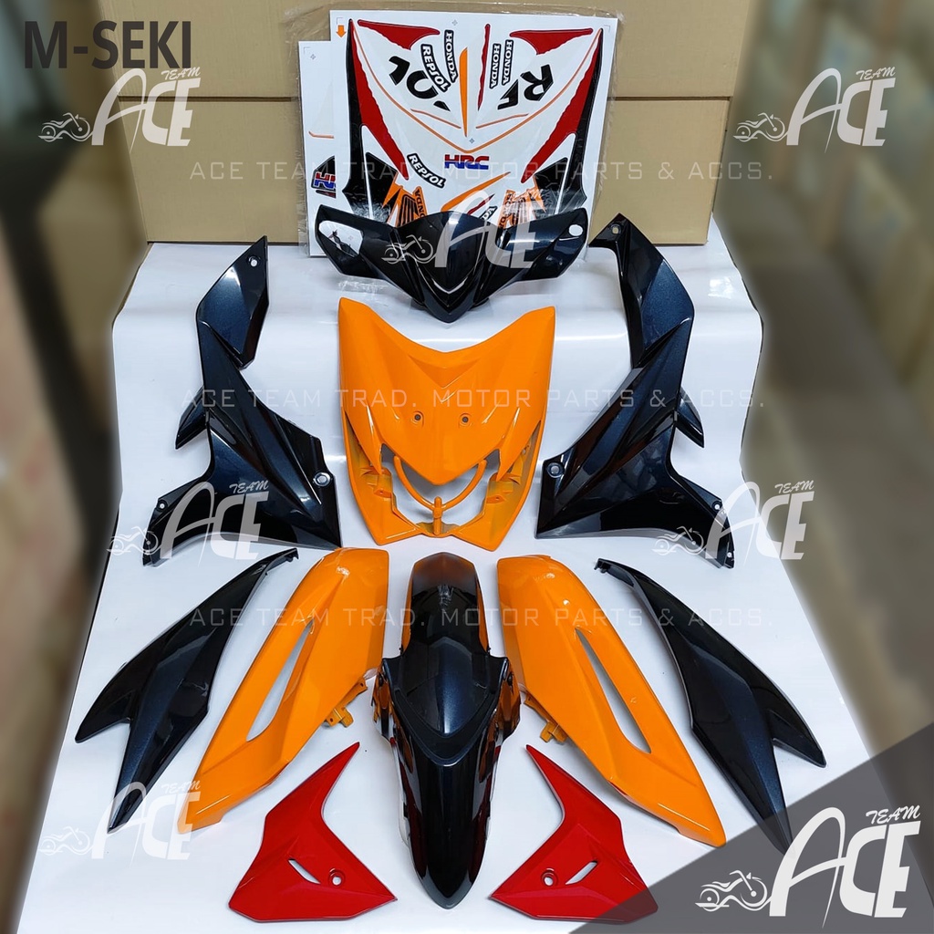 Coverset Dash 110 V1 Respol Orange Wave Dash110 Red Blue Kaver DashV1 Body Cover Set Dash RS RSR ...