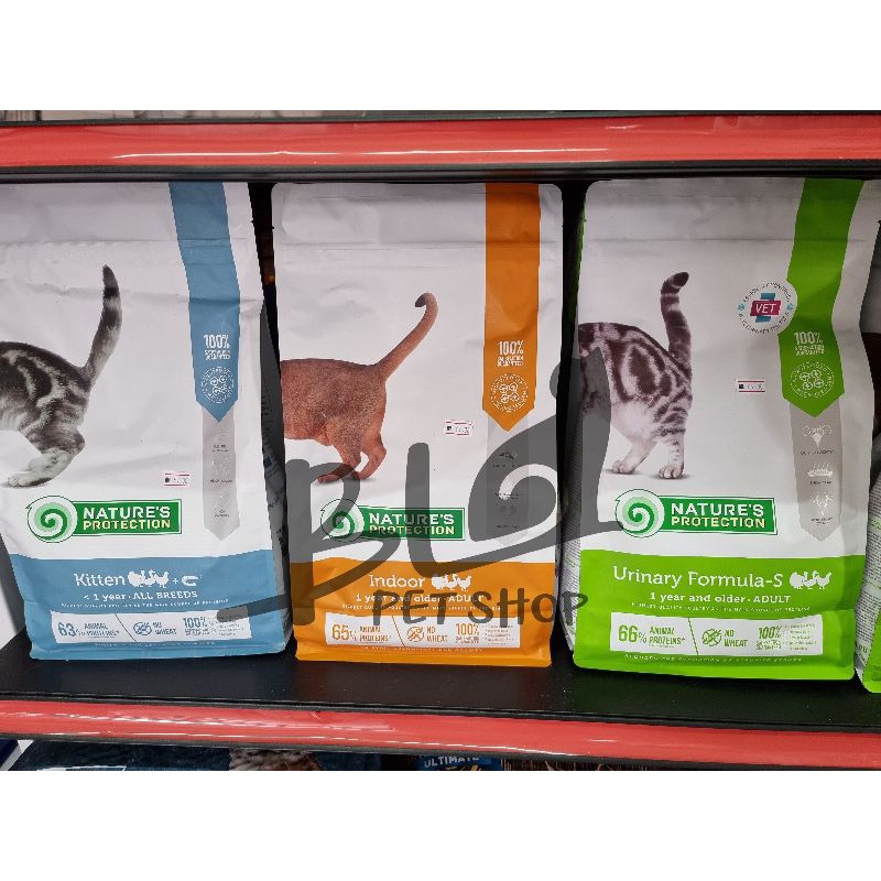 Nature's Protection Cat Dry Food 2kg Original Pack / Makanan Kucing 2kg ...