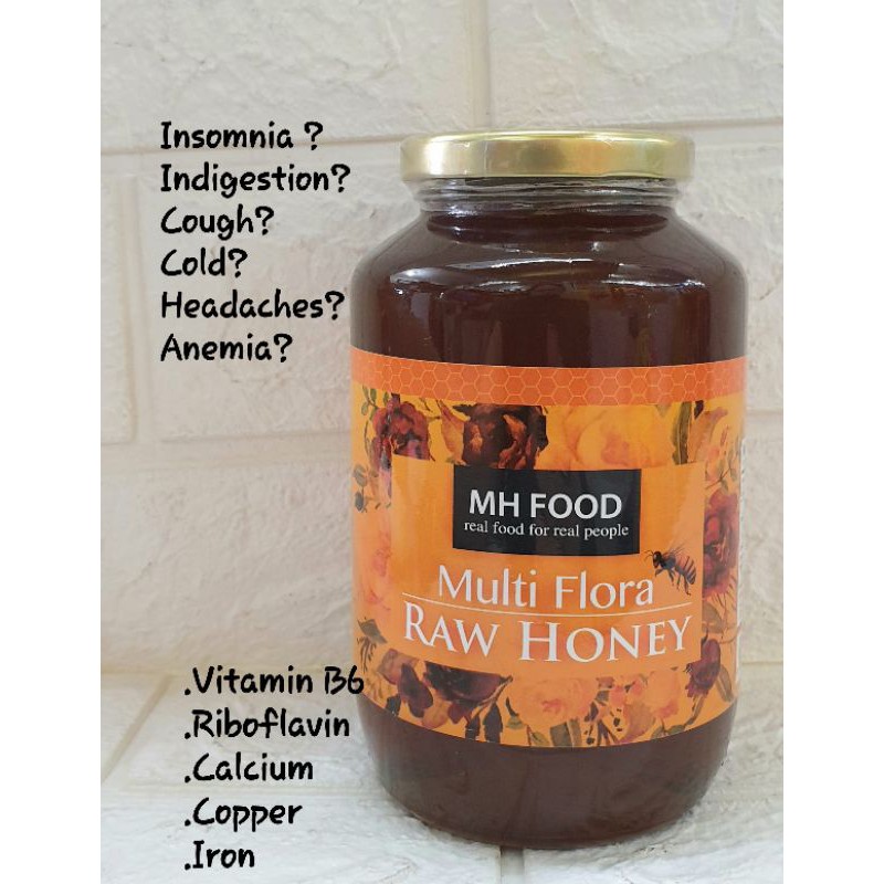 MH FOOD MULTI-FLORA RAW HONEY 1kg (exp 03/24 ) | Shopee Malaysia