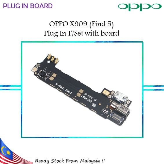 OPPO X909 (Find 5) Plug In Full Set with board USB Charging Port Charger Dock Connector ...