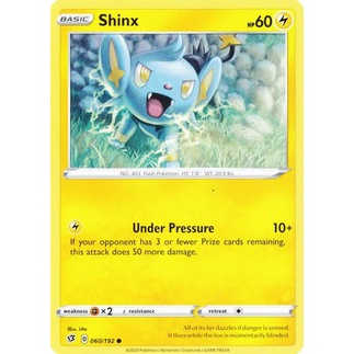 Shinx / 060/192 / Common / Sword & Rebel Clash Set Pokemon Trading Card ...