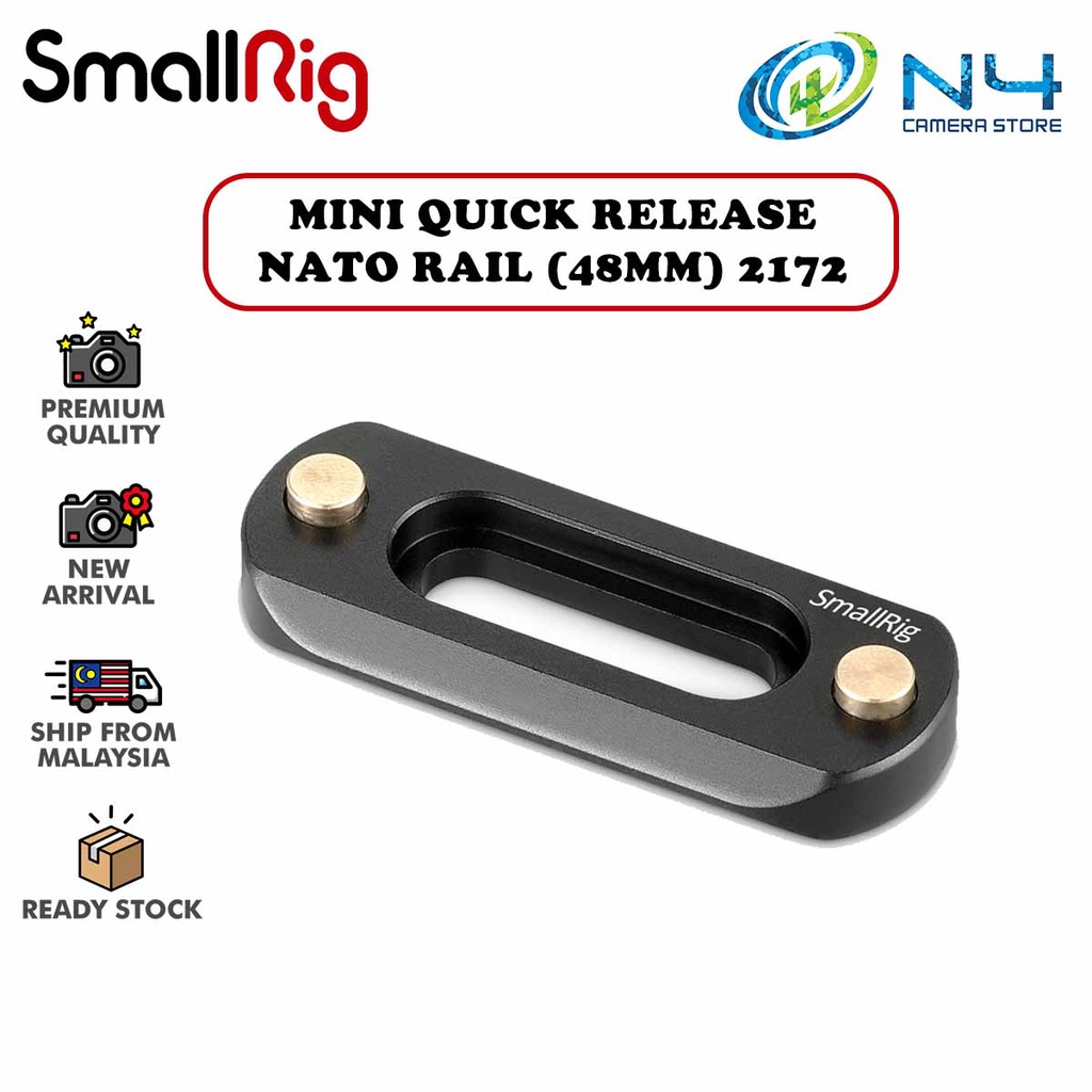 SmallRig Mini Quick Release NATO Rail (48mm) 2172 | Shopee Malaysia