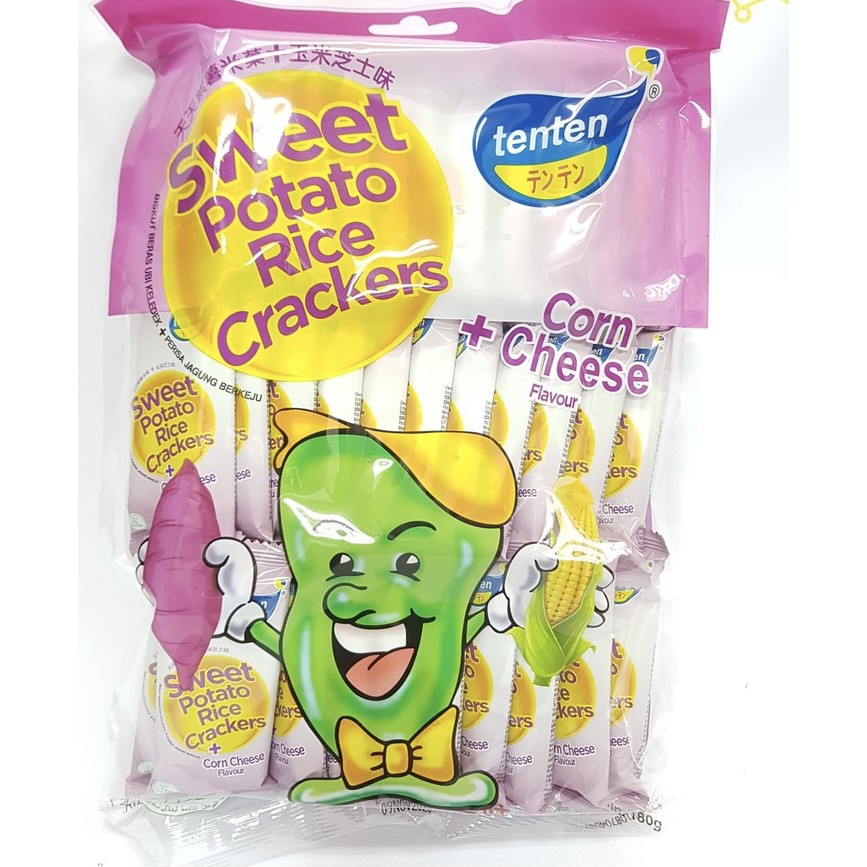 [ReadyStock] TenTen Rice Crackers Original | Sweet Potato Rice Crackers ...