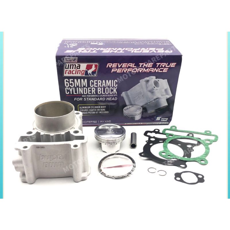 Y15/LC135/NVX/RS150/N-MAX/ Y16 62MM 65MM 63MM 57MM UMA RACING BLOCK SET ...