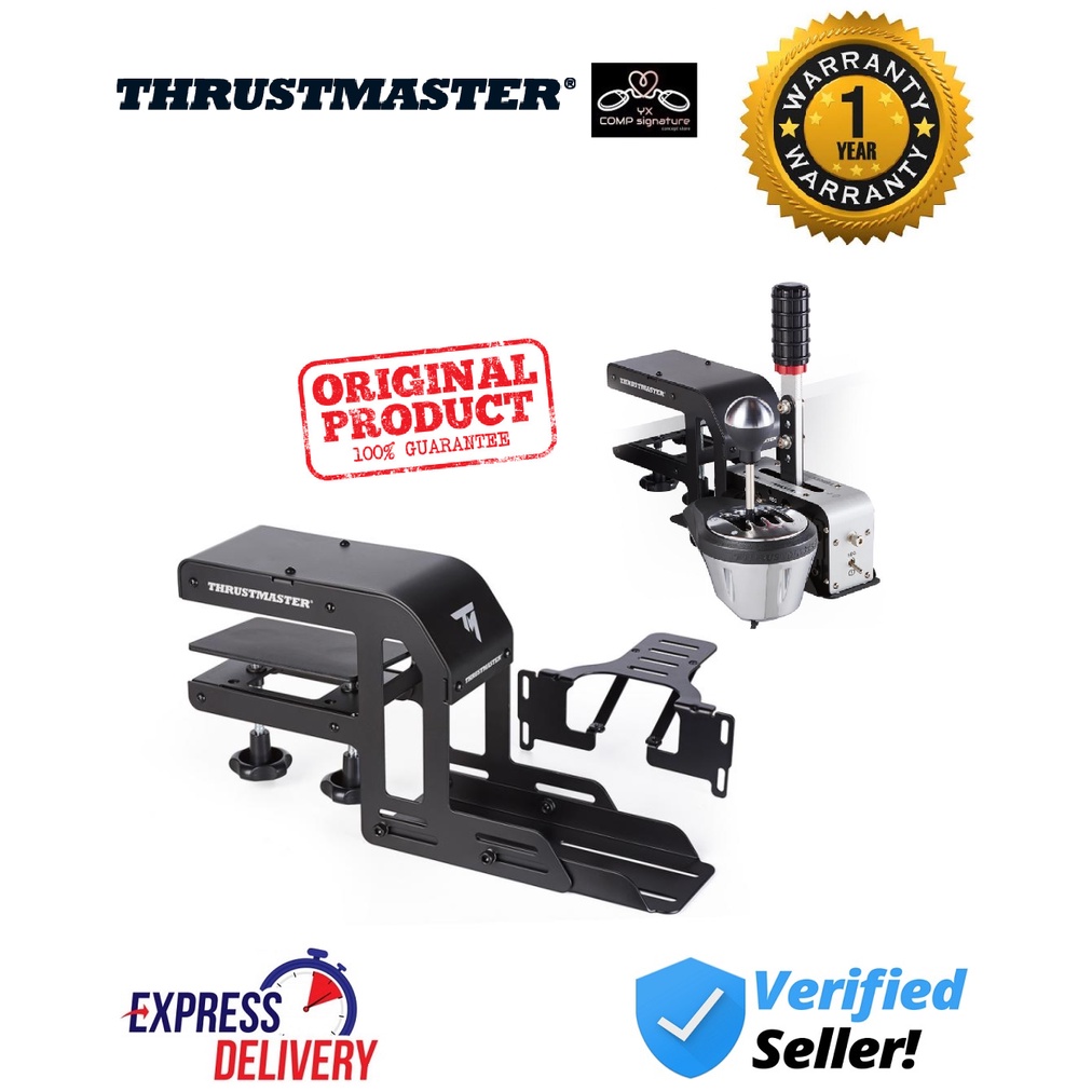 【AUTHORIZED】THRUSTMASTER 4060094 TM Racing Clamp for Gaming Handbrake ...