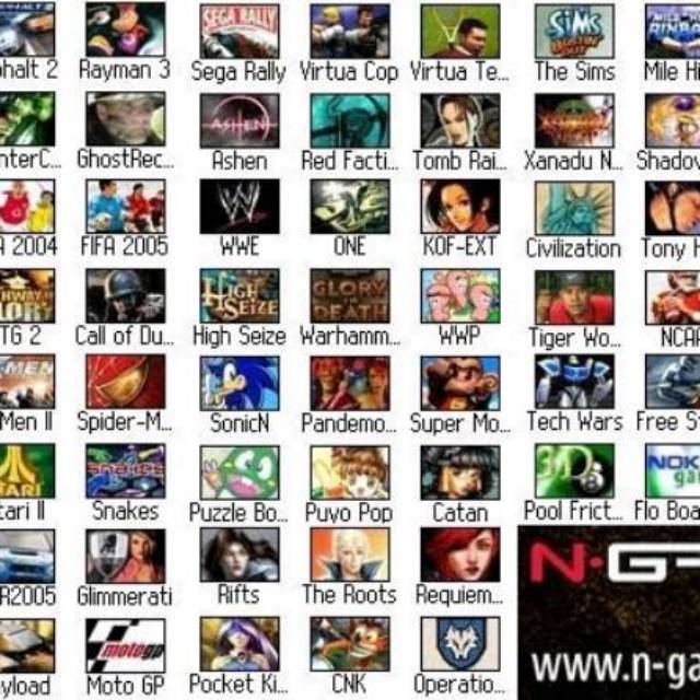 Various Games for N-Gage (Contains Original N-gage games with other ...