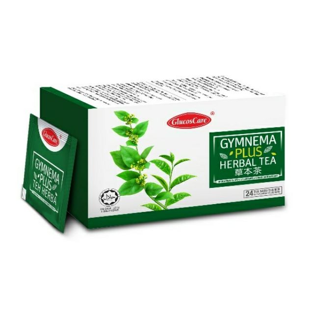 GLUCOSCARE GYMNEMA PLUS HERBAL TEA*24's*草本解糖茶* 《Made in Singapore*EXP05 ...