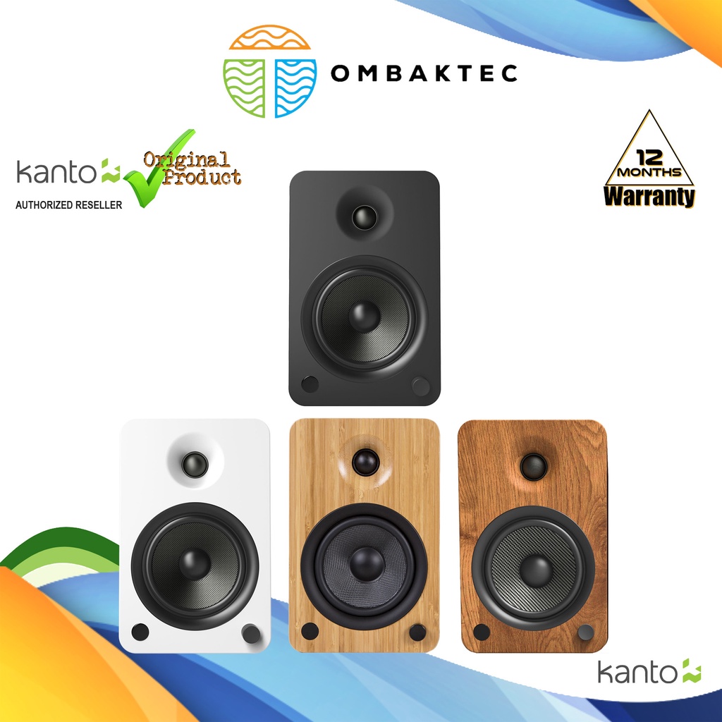 Kanto YU6 Powered Speakers with Bluetooth and Phono Preamp | Shopee ...