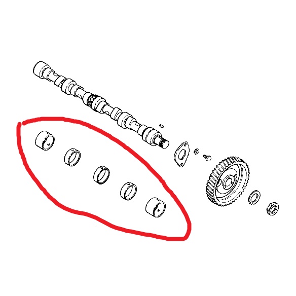 Backhoe CASE 580C Camshaft Bushing (CLETIVE) | Shopee Malaysia