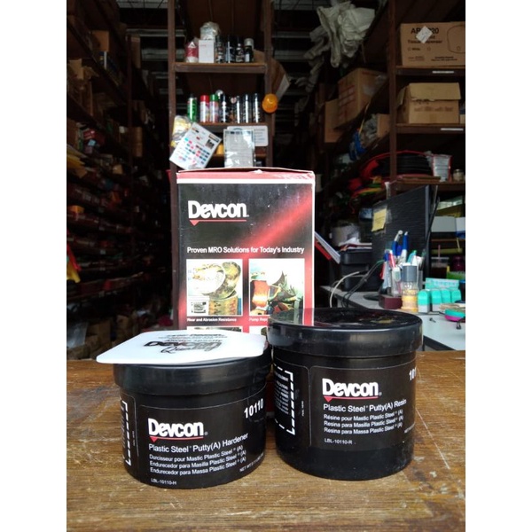 DEVCON 10110 Plastic Steel Putty . Kit Metal Filled Epoxy Putty ...