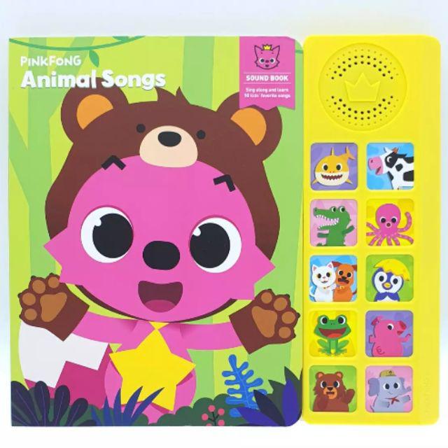 Authentic English Pinkfong Soundbook Pink Fong Sound Book Mother Goose ...