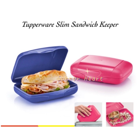 Tupperware Slim Sandwich Keeper (2PC) | Shopee Malaysia