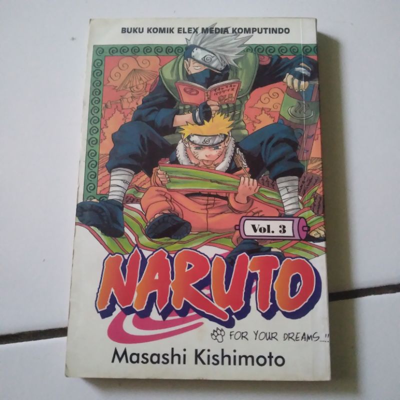 Original Naruto Vol 3 Comic | Shopee Malaysia